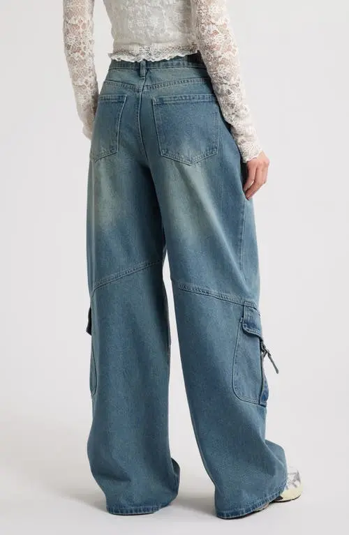 PTCL High-waist Baggy Cargo Jeans