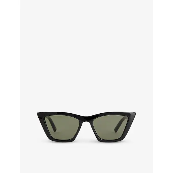 Le Specs Velodrome Cat-eye Sunglasses - Black