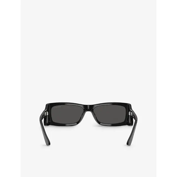 Prada Rectangle-frame Sunglasses - Black