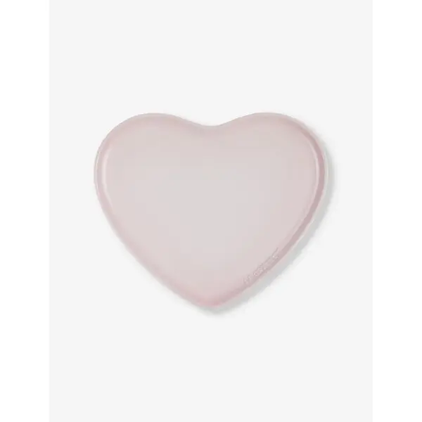 LE CREUSET Heart Stoneware Serving Platter 8.1cm - Shell Pink