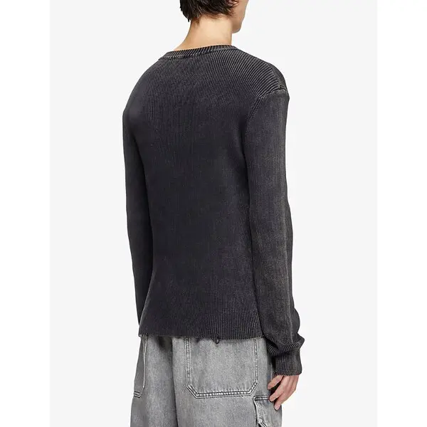 DIESEL® Cotton Jumper With Brand Plaque - 900