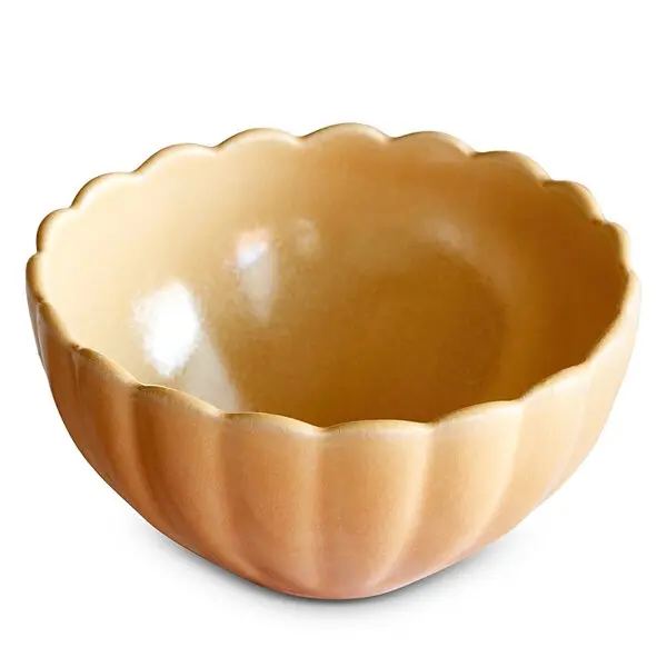 MOMENI Dhalia Stoneware Bowl, Set Of 4 - Camel