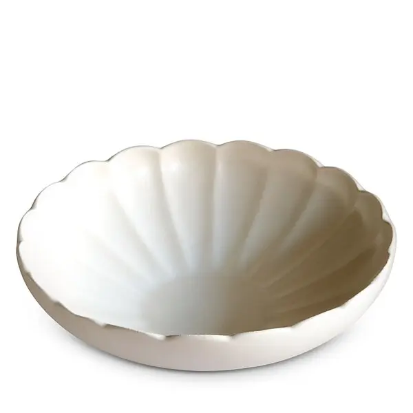 MOMENI Dhalia Stoneware Pasta Bowl, Set Of 4 - White