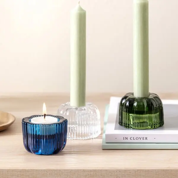 VILLEROY & BOCH Fleur Muli Functional Votive & Taper Candleholder