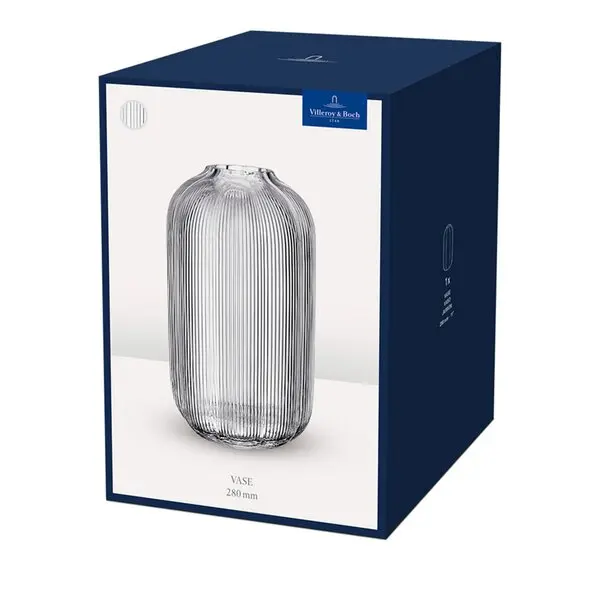 VILLEROY & BOCH Fleur Extra Large Vase - Clear