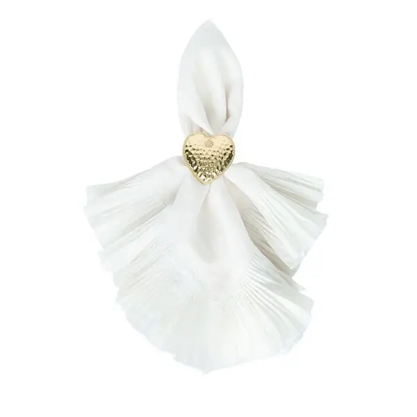 JULISKA Heart Napkin Rings, Set Of 4