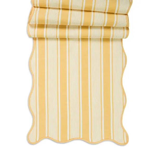 JULISKA Cabana Stripe 18 X 90 Table Runner - Sunshine