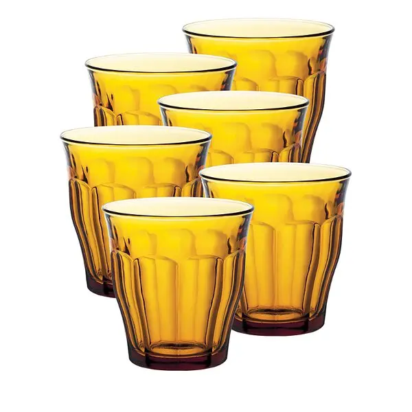 DURALEX Picardie 10.37 Oz. Tumbler, Set Of 6 - Amber