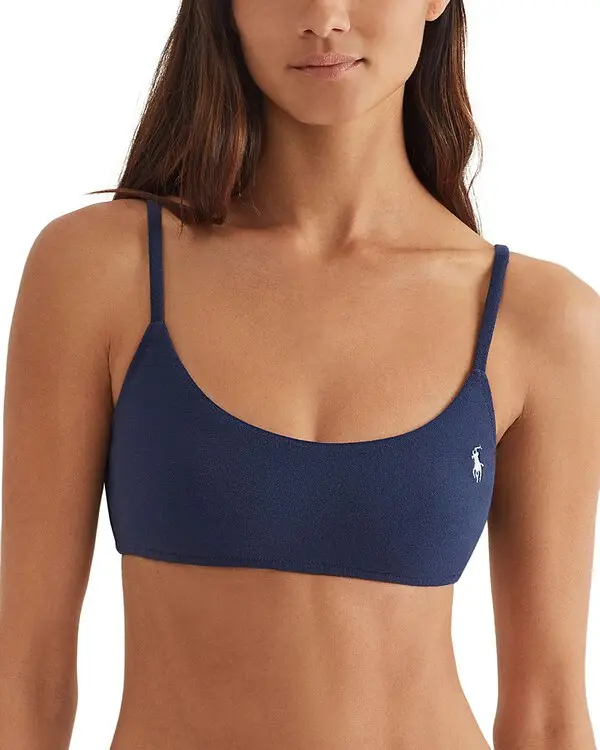 Polo Ralph Lauren Kennedy Bralette Bikini Top - Navy Blue