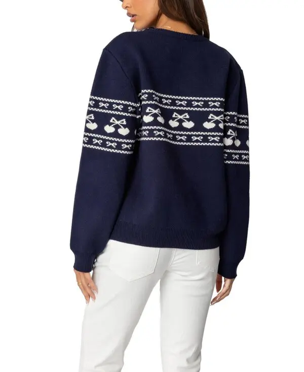 EDIKTED Holiday Cheer Sweater
