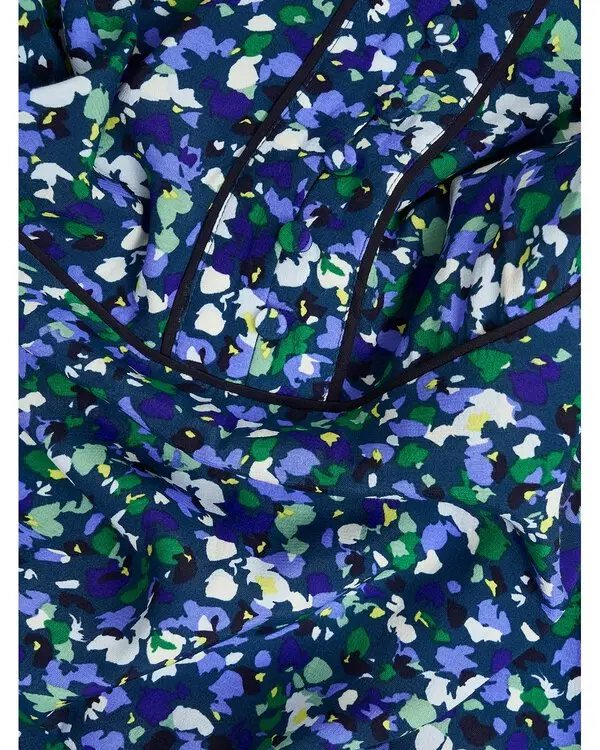 HOBBS LONDON Iris Printed Midi Dress