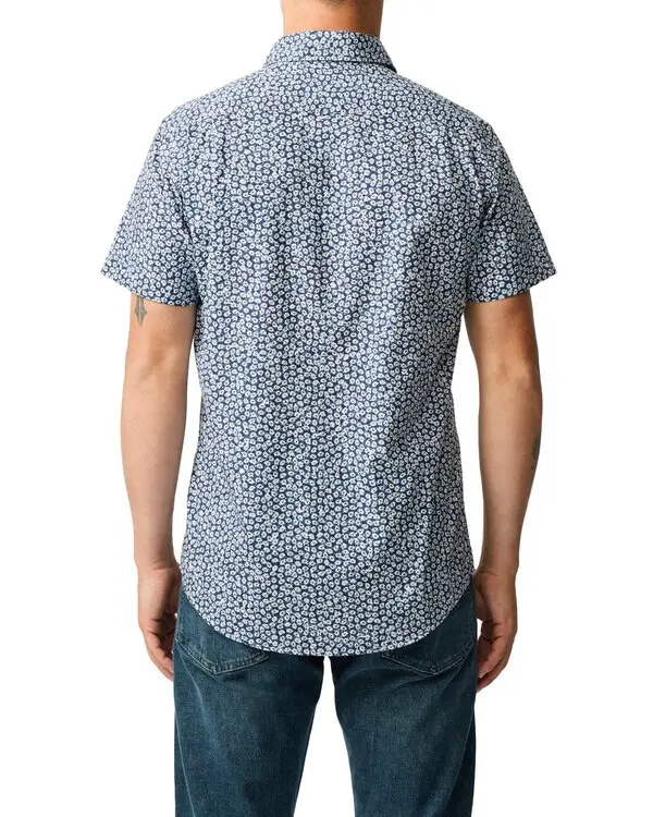 Rodd & Gunn Bentham Printed Short Sleeve Button Front Shirt