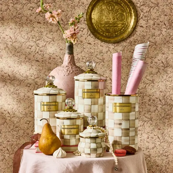 MACKENZIE-CHILDS Check Utensil Holder