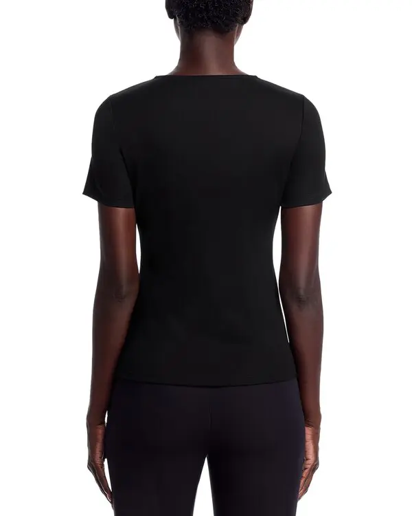 Lafayette 148 New York Classic Tee - Black