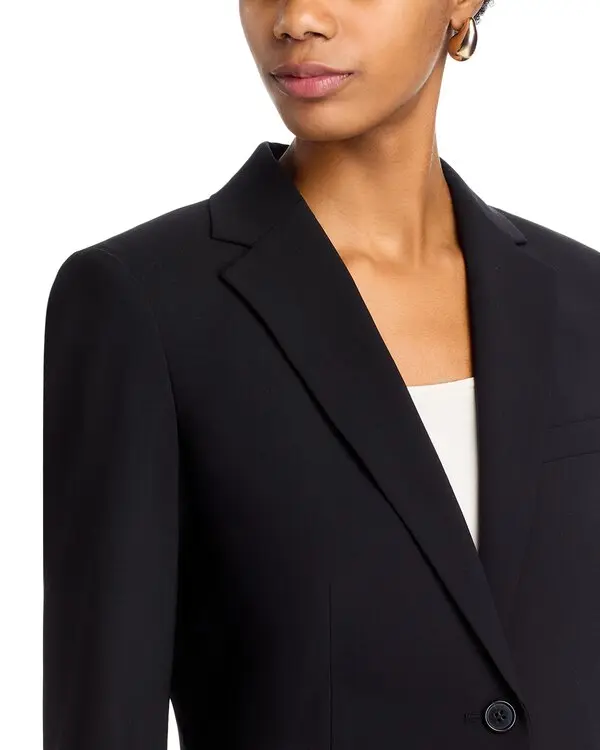 Theory One Button Slim Jacket - Black