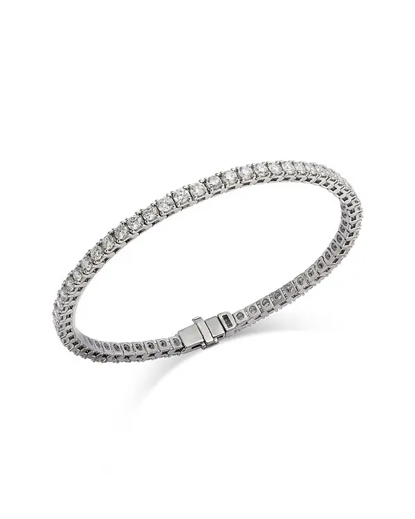 Bloomingdale'S Certified Lab Grown Diamond Tennis Bracelet, 5.0 Tcw - White