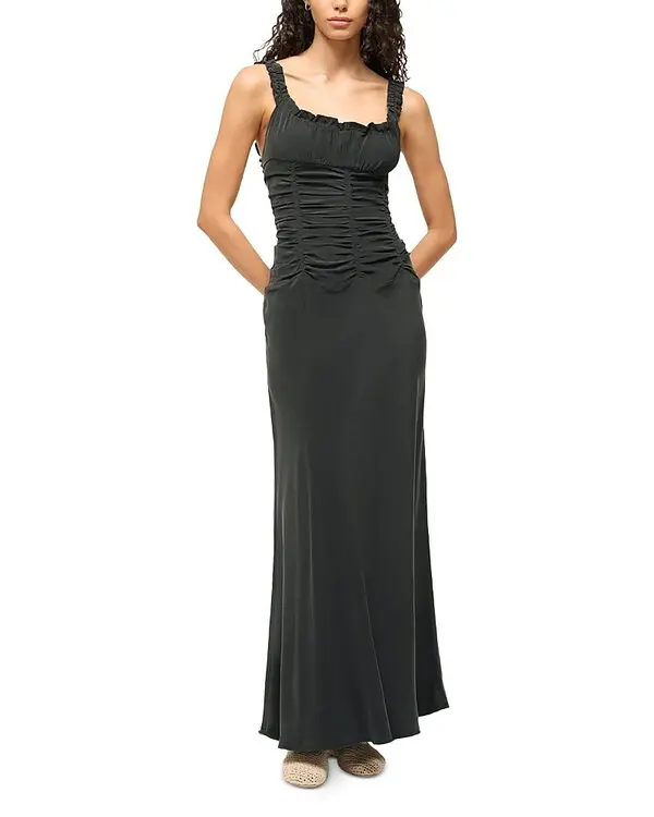 Staud Nic Silk Maxi Dress