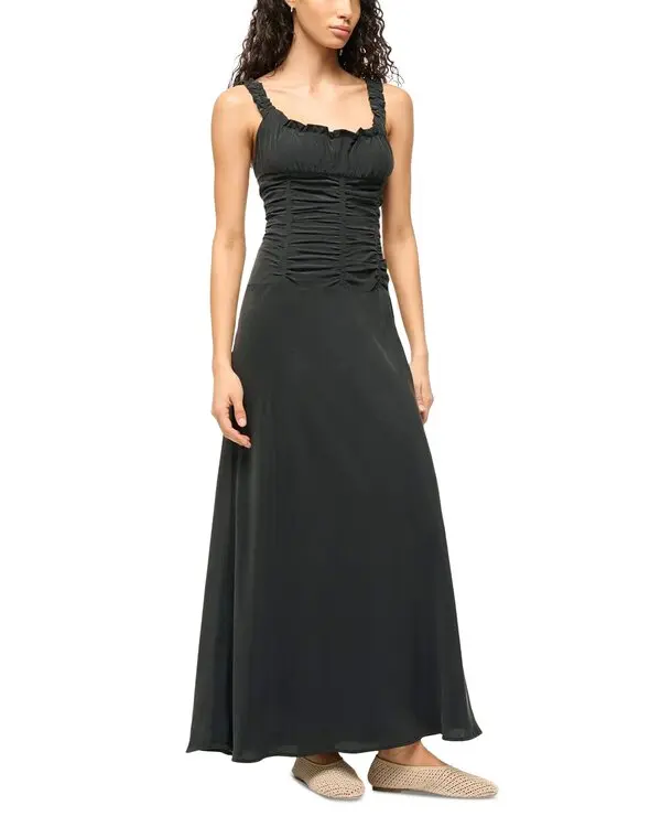 Staud Nic Silk Maxi Dress