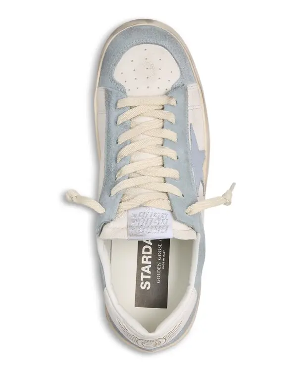 GOLDEN GOOSE Stardan Low Top Sneakers - Light Blue