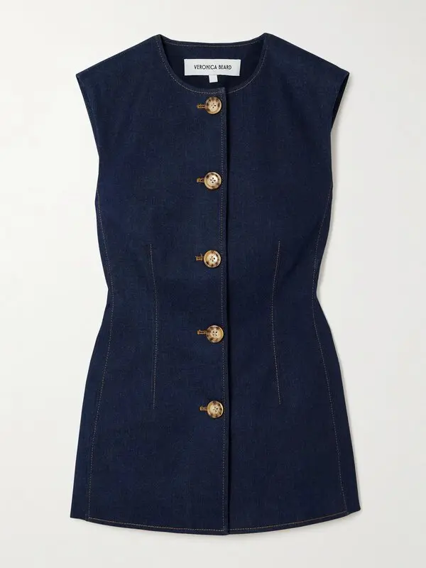 Veronica Beard Jessup Denim Vest