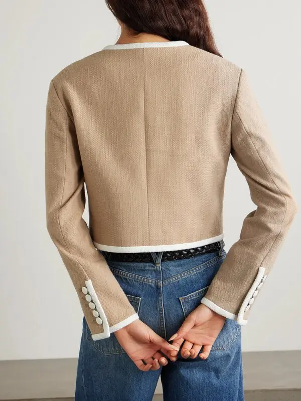 Veronica Beard Beale Cotton-blend Tweed Jacket