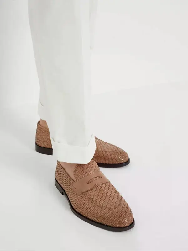 Brunello Cucinelli Leather Loafers