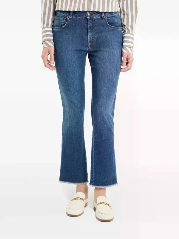 FAY Cropped Jeans - Blue