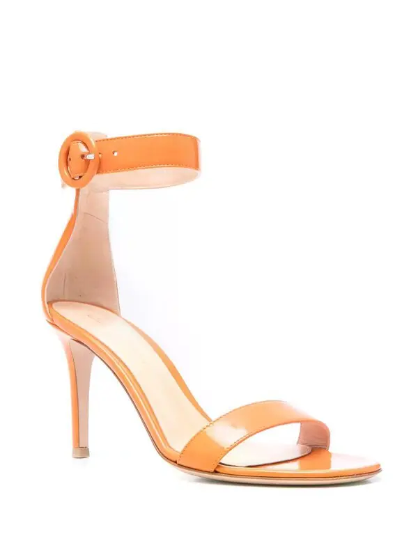 GIANVITO ROSSI 85mm Portofino Sandals - Orange