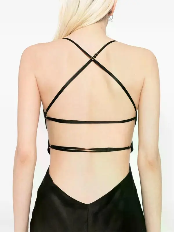 Michelle Mason Cutout Gown - Black
