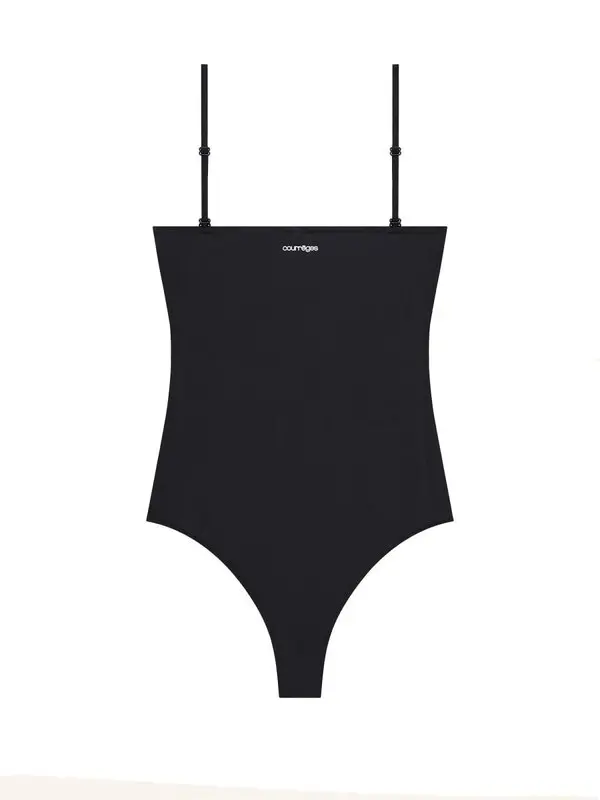 ワンピース水着 Courreges Swimsuit With Logo Courreges One-Piece Swimsuit With Logo In Black - 21% Off