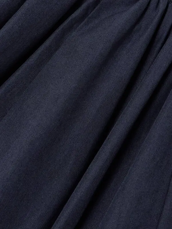PATOU Cotton-poplin Mini Skirt - Blue