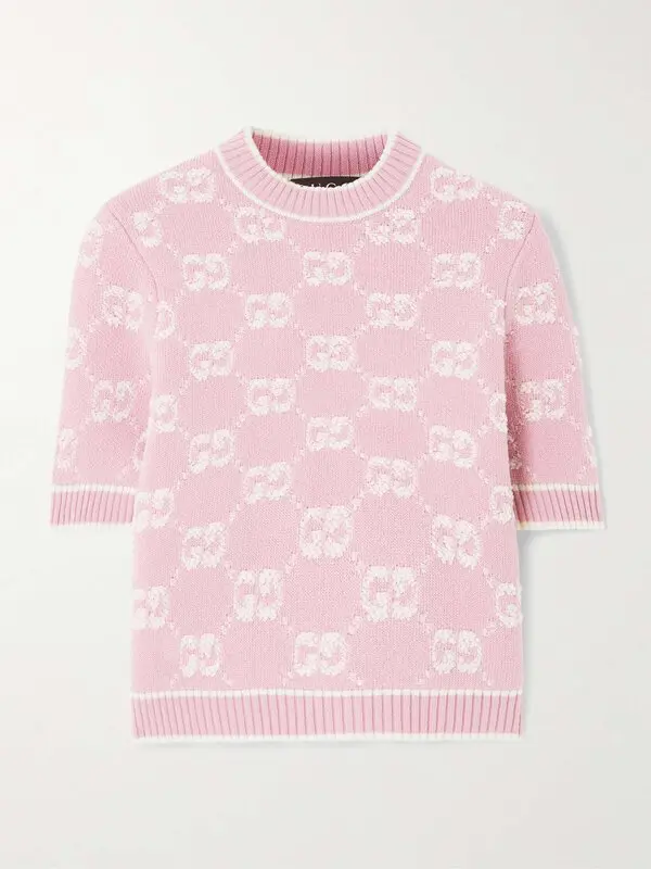 Gucci Wool Bouclé-jacquard Sweater