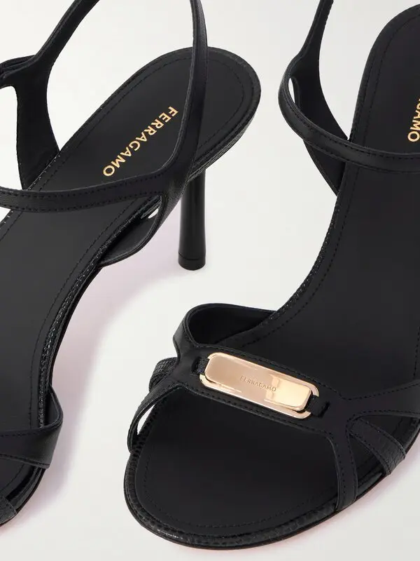 FERRAGAMO Dasy Leather Sandals