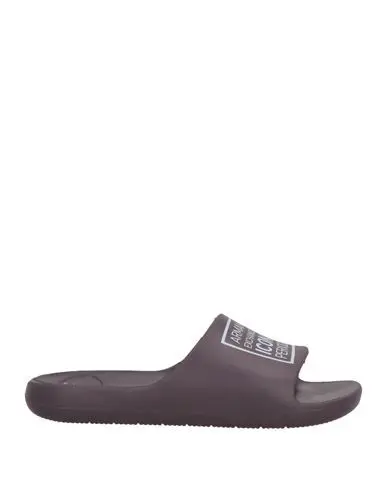 Armani Exchange Icon Period Pool Slides - Red