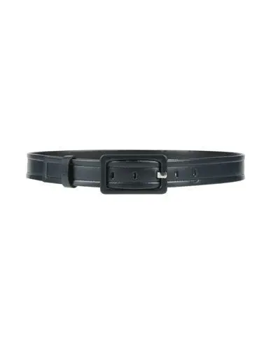 Emporio Armani Leather Belt - Navy
