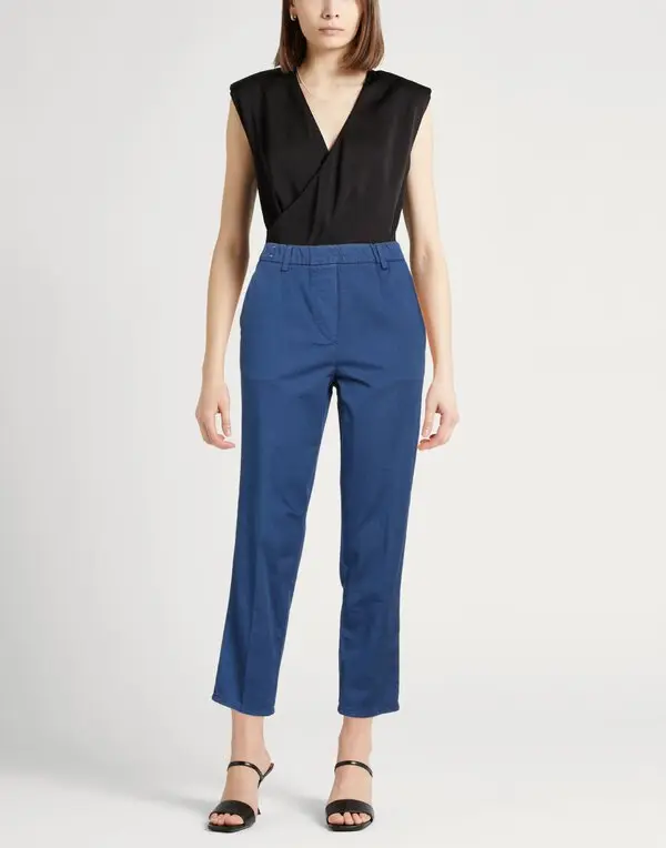 ALYSI Cotton Twill Tapered Pants