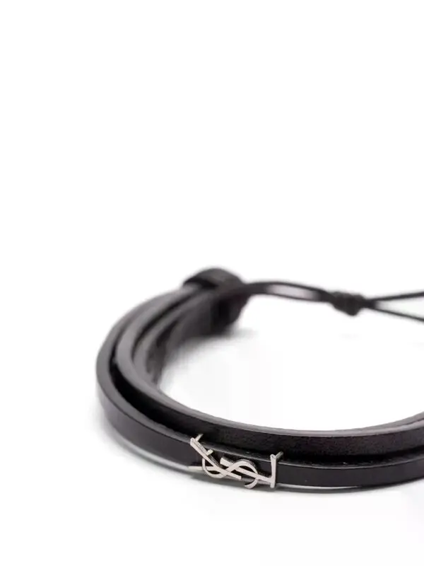 Saint Laurent Cassandre Multi-strap Bracelet