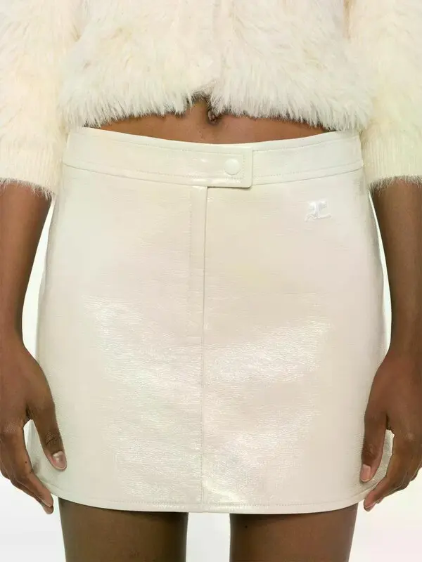 COURREGES Reedition Mini Skirt - Neutrals