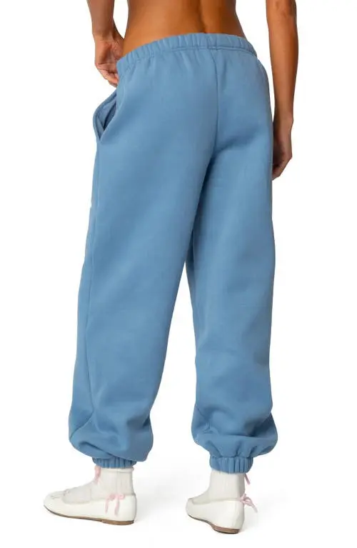EDIKTED Bow Bliss Oversized Sweatpants