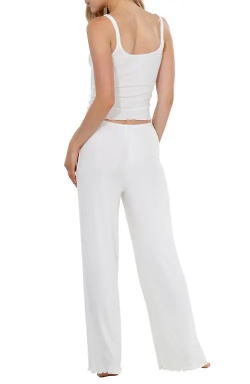 Honeydew Intimates Blissful Pointelle Pajamas - White