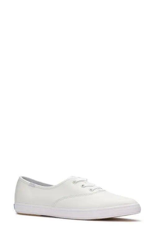 KEDS® Pointed Toe Leather Sneakers
