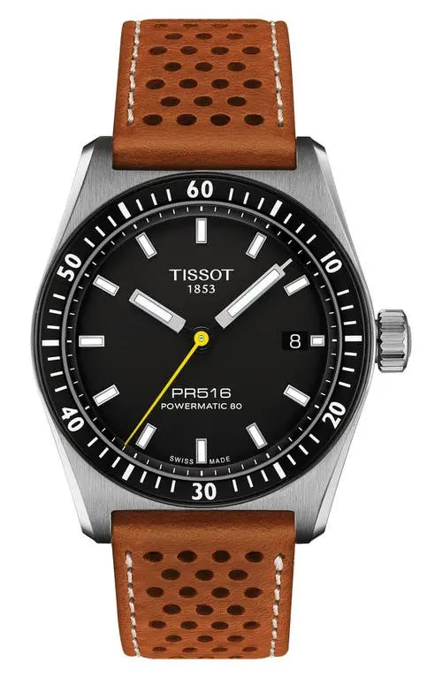 TISSOT Pr516 Powermatic 80 Automatic Watch - Black