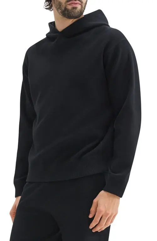 Theory Oversized Pullover Hoodie - Black