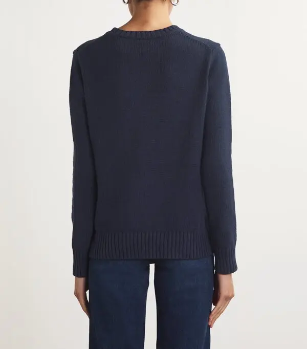 Polo Ralph Lauren Cotton-linen Knit Sweater With Polo Bear Motif
