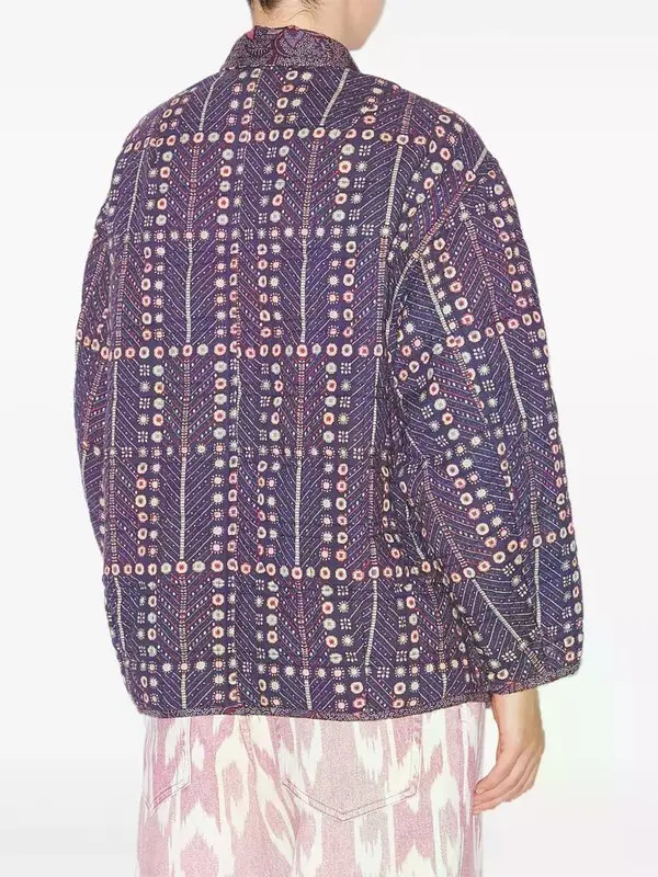 MARANT ETOILE Chancel Printed Jacket - Purple