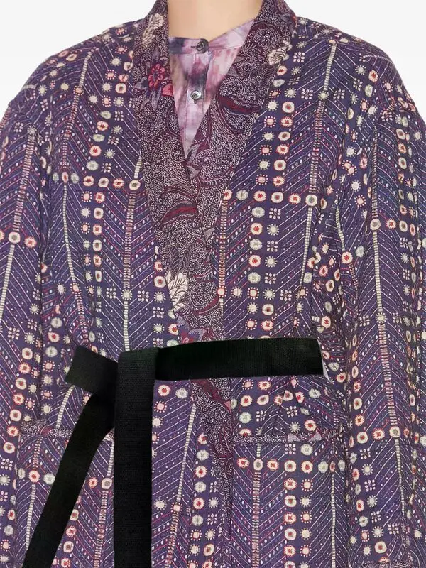 MARANT ETOILE Chancel Printed Jacket - Purple