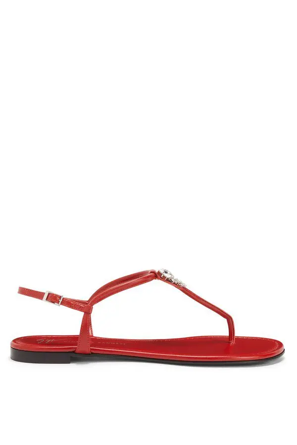 GIUSEPPE ZANOTTI Anyelle Flat Thong Sandals