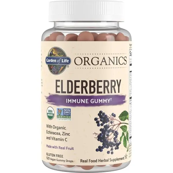 GARDEN OF LIFE Mykind Organics Elderberry 120 Gummies - One-color