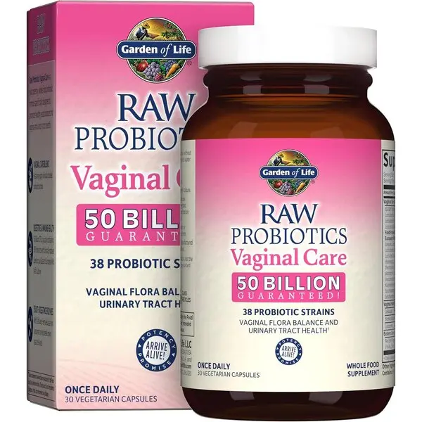 GARDEN OF LIFE Raw Probiotics Vaginal Care 30 Capsules - One-color