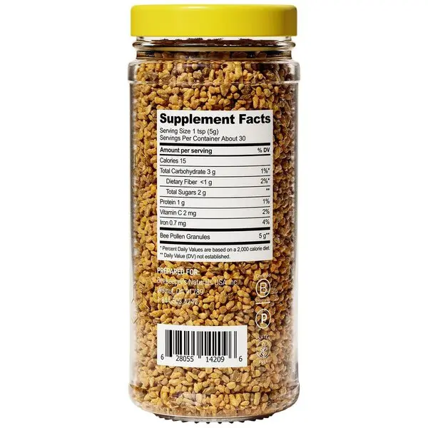 BEEKEEPERS NATURALS Bee Pollen 150 Grams